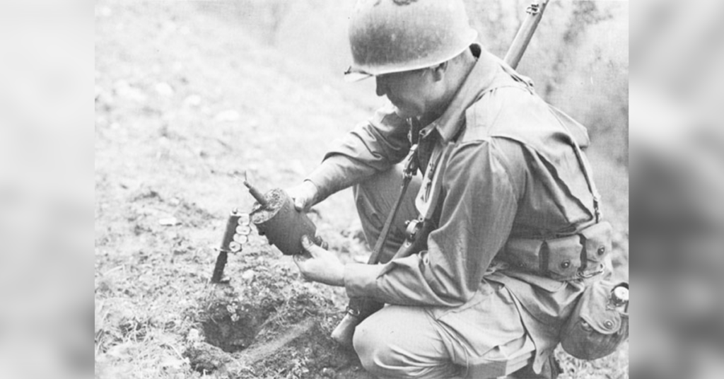 This is why the 'Bouncing Betty' was absolutely devastating