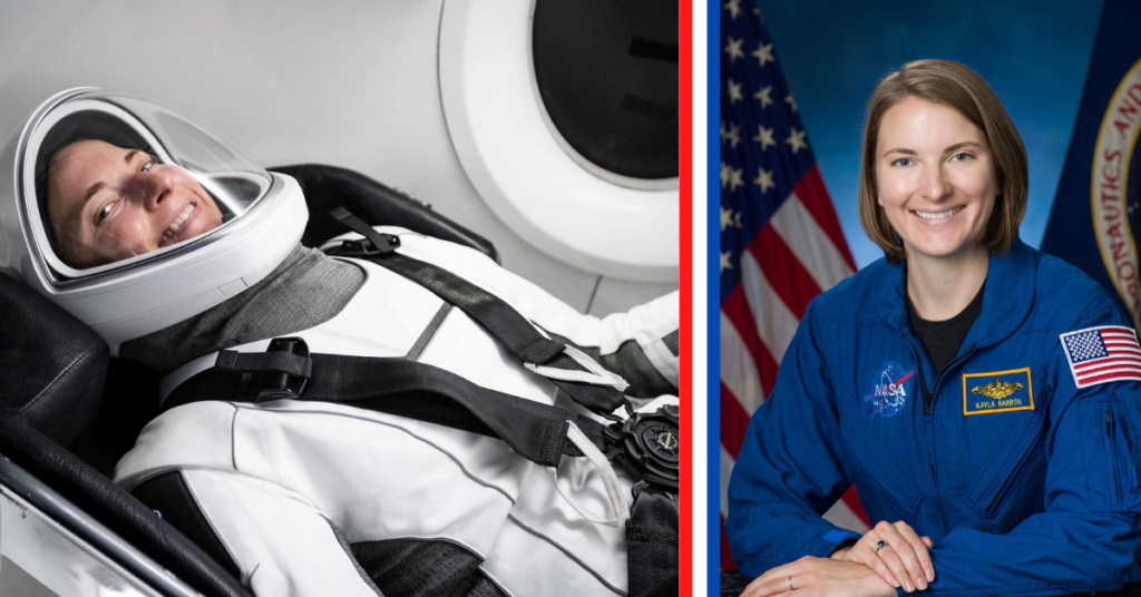 Naval officer Kayla Barron is serving us in the oceans and the stars