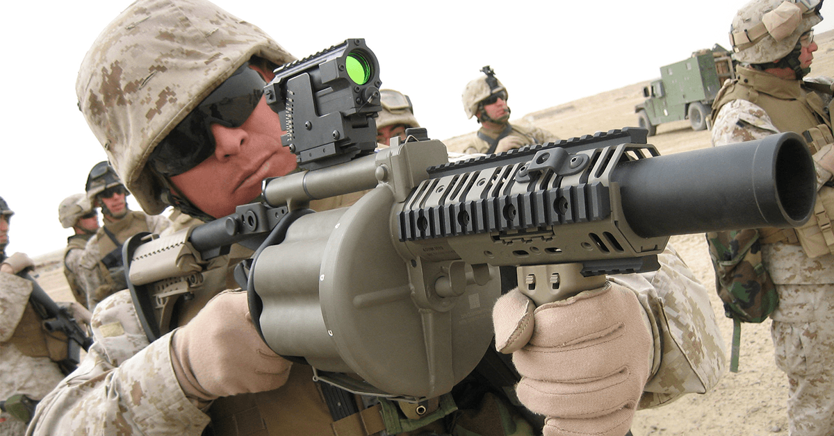 Nothing says 'I love you' like this grenade launcher | We Are The Mighty