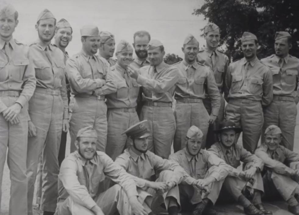 Beard growing contest allowed by commander prepped for WWII