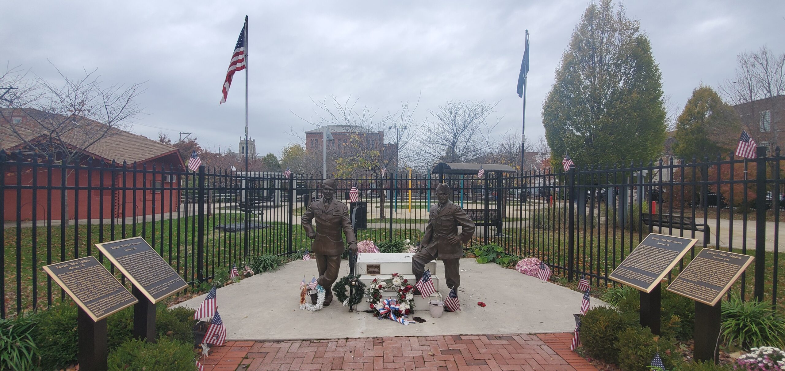 Bill Guarnere and Babe Heffron are immortalized in Band of Brothers