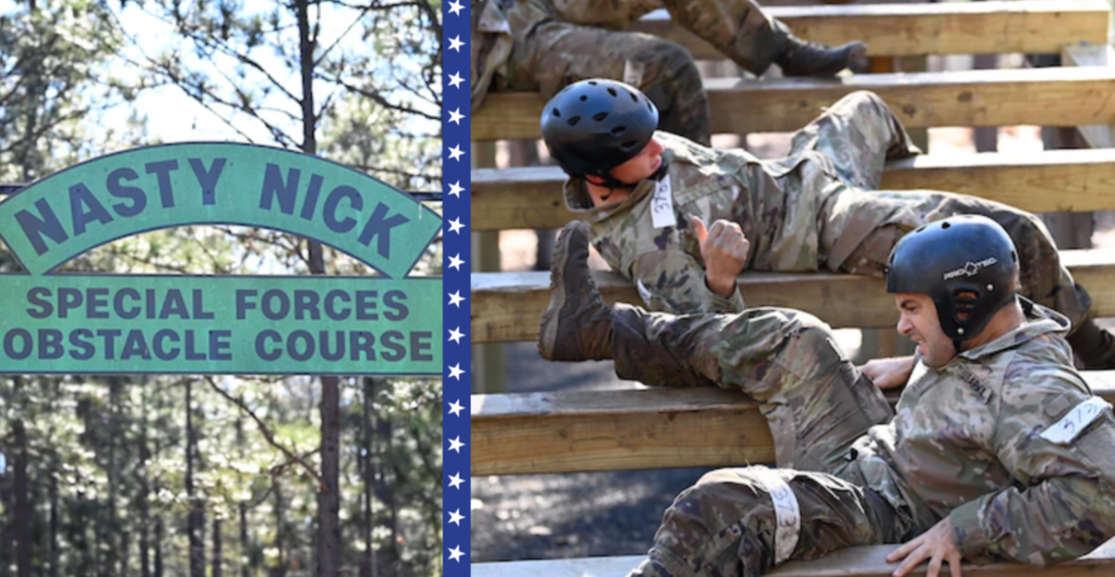 This 'Nasty Nick' obstacle course is part of Special Forces heritage
