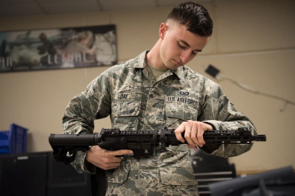 This Air Force rifle can fit in an ejection seat