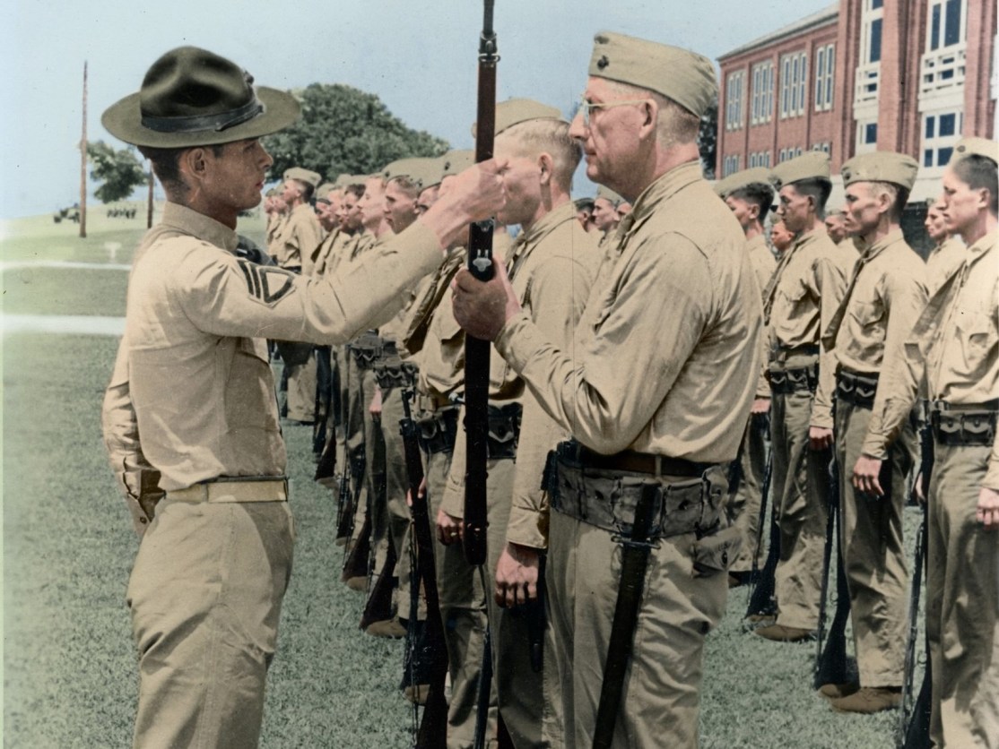 Here's what the first 36 hours of Marine Corps boot camp are like