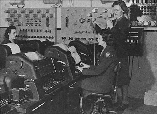 Here’s what communication looked like during WWII