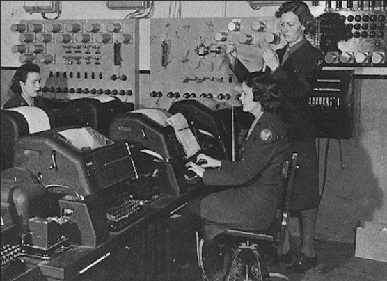 Here’s what communication looked like during WWII