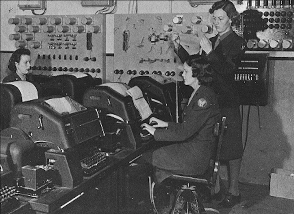 Here’s what communication looked like during WWII
