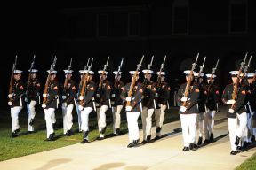 Why armies used to fight in long lines while marching in the open