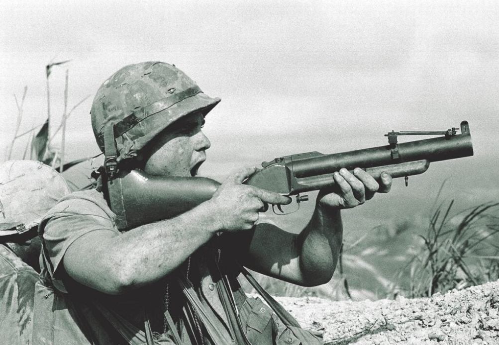 The Navy built this pump-action grenade launcher for SEALs in Vietnam