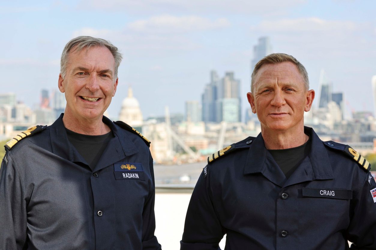 Daniel Craig was made an honorary Royal Navy Commander