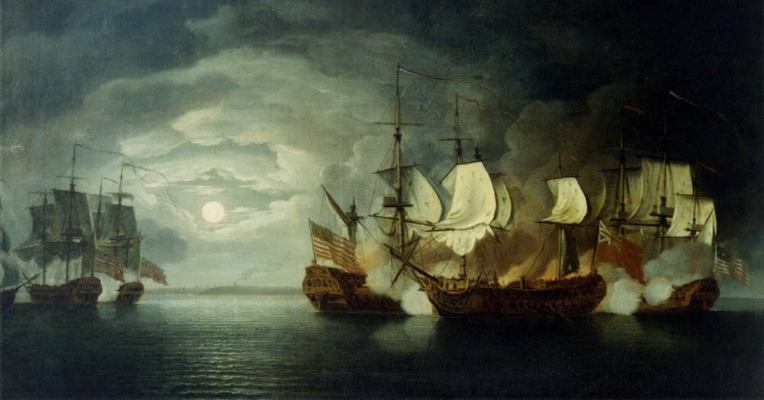 Continental Congress authorized first naval force in 1775