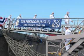 The Navy decommissioned Littoral Combat Ship USS Freedom after 13 years