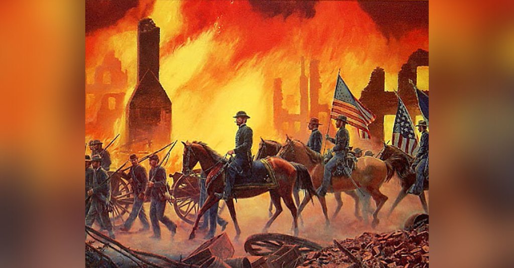 General Sherman began infamous march to the sea on this day in history