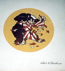 Disney drew 1,200 insignias for the military during WWII