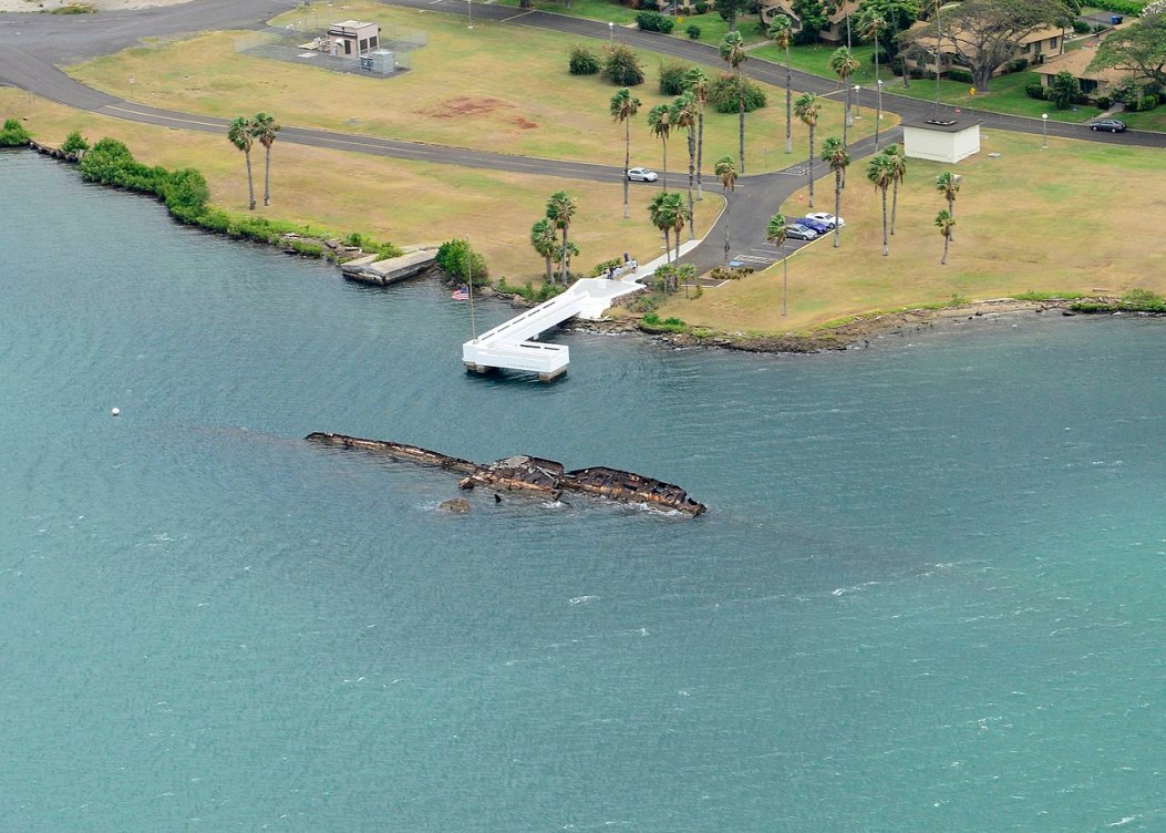 This is what happened to the battleships at Pearl Harbor
