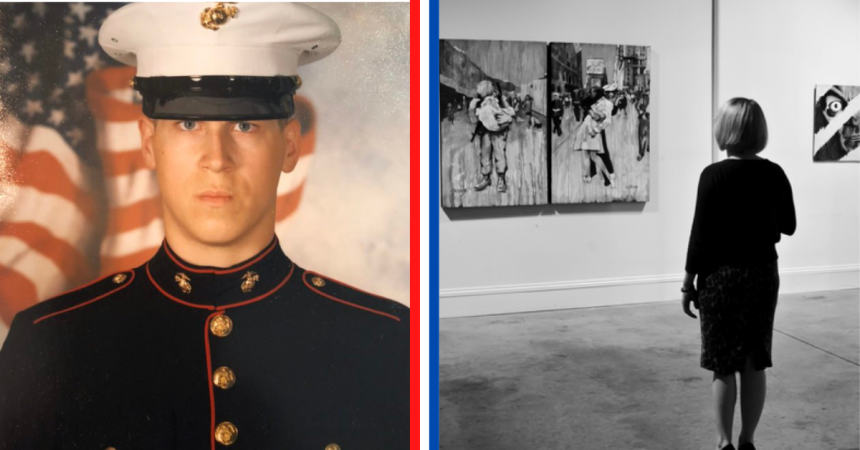 Why troops in Vietnam could write on their helmets