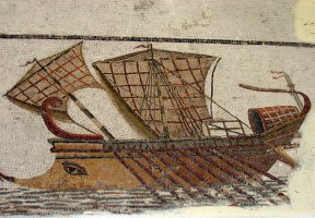Oars revolutionized ancient naval warfare