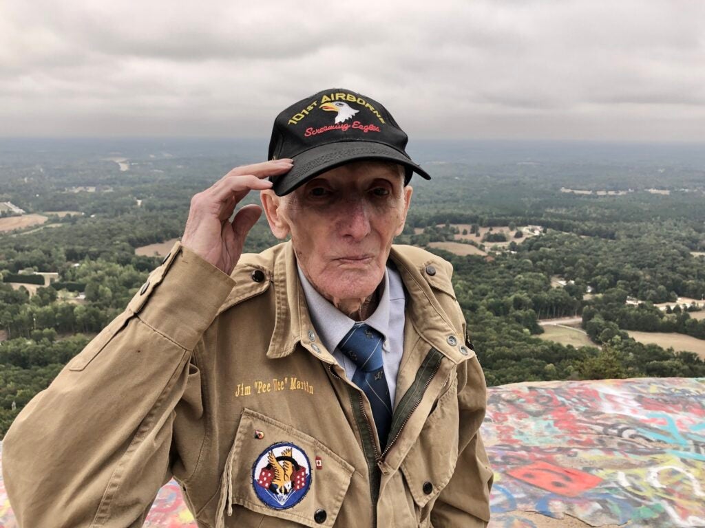 WWII 101st Airborne veteran Jim "Pee Wee" Martin dies at 101