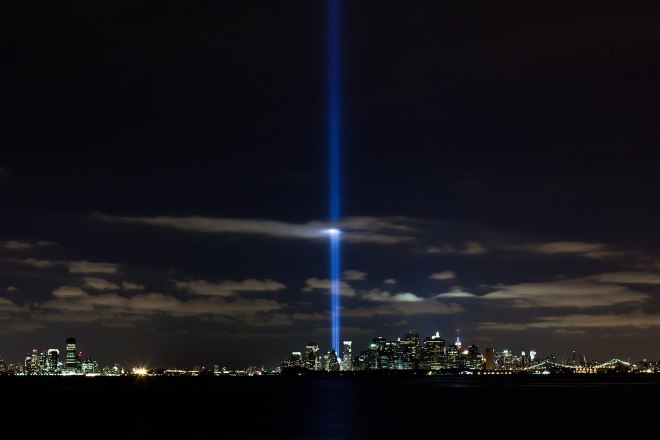 The story behind the famous 9/11 light memorial