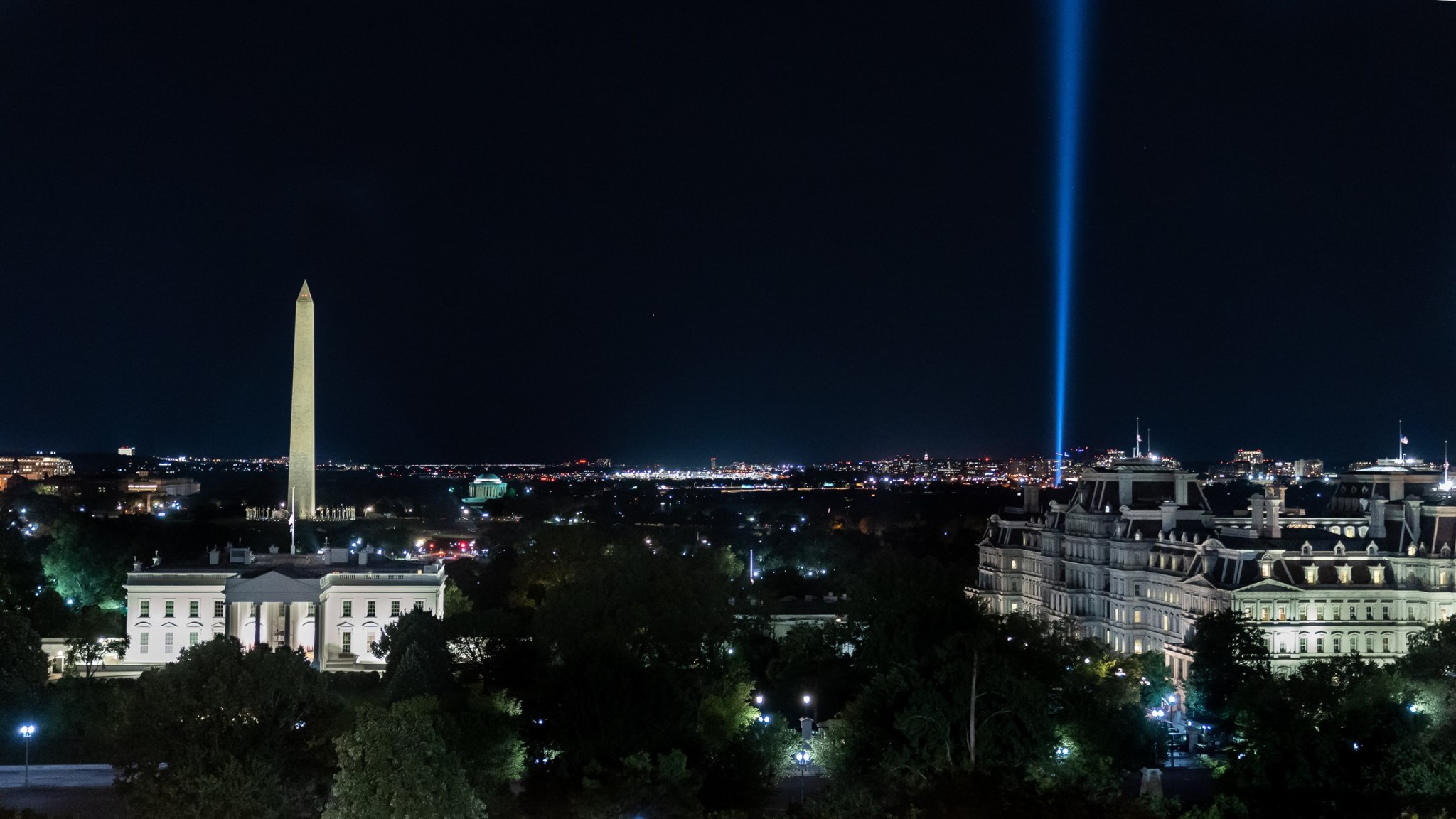 The story behind the famous 9/11 light memorial