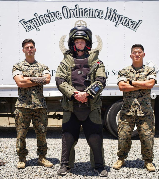 Brandon William faced the USMC Explosive Ordnance Disposal screener