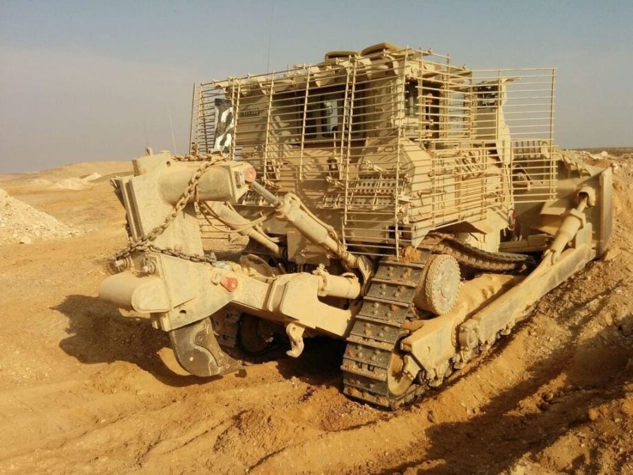 Israel Defense Forces operate the world's most heavily armored bulldozers