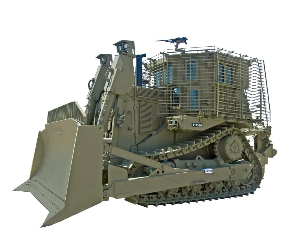 Israel Defense Forces operate the world's most heavily armored bulldozers