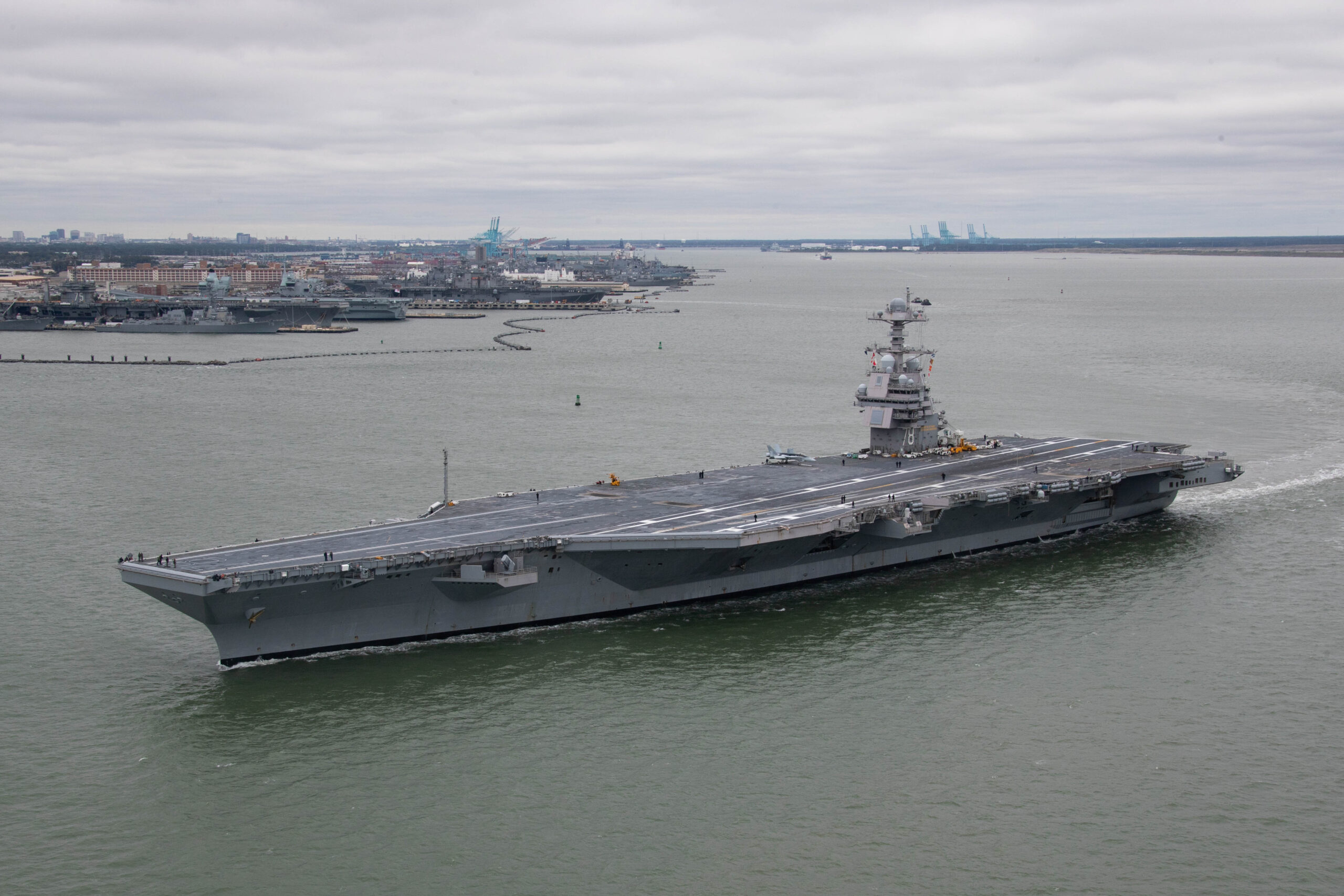 USS Gerald R. Ford is America's newest carrier to deploy