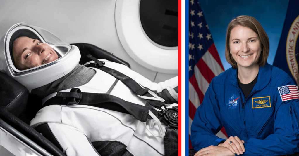 Naval officer Kayla Barron is serving us in the oceans and the stars