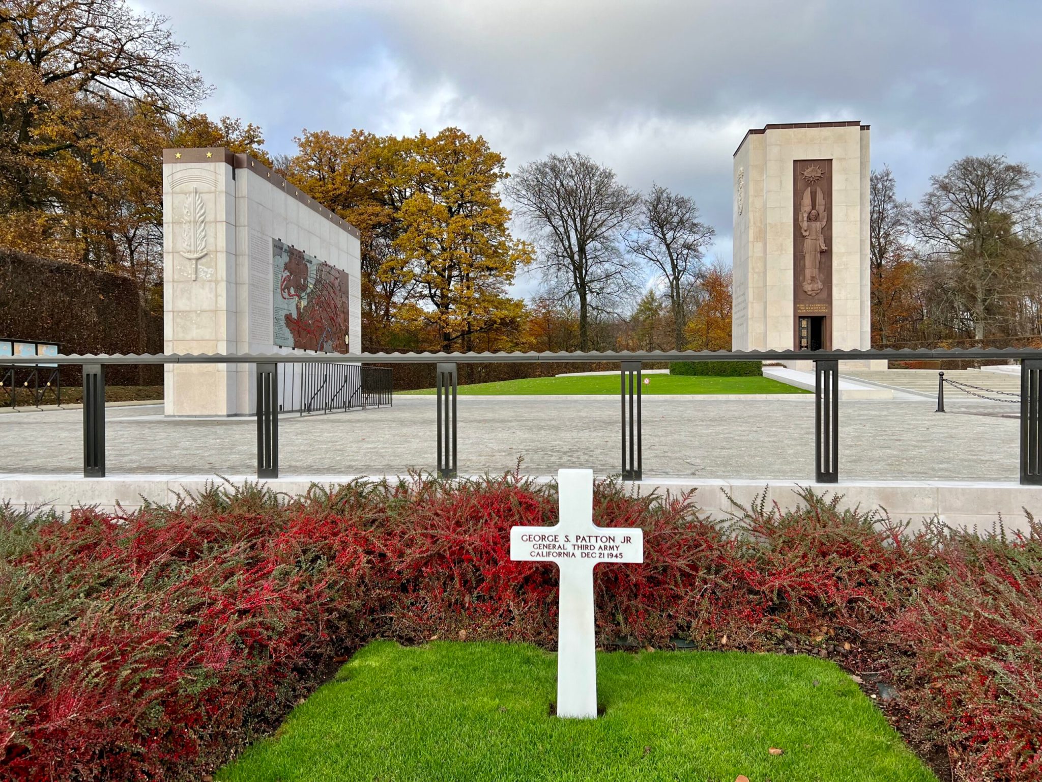 The reason General Patton is buried in Luxembourg