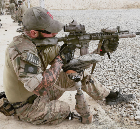 This Green Beret was the first combat-wounded amputee to return to battle