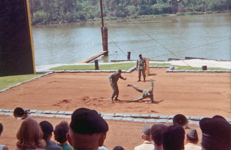 Science on why soldiers break step when marching on a bridge
