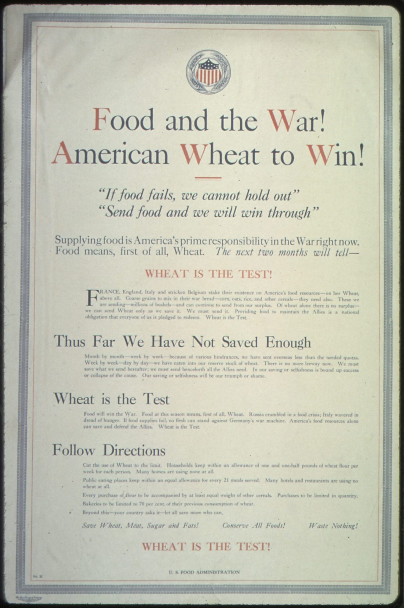 How WWI changed how and what Americans eat at mealtimes