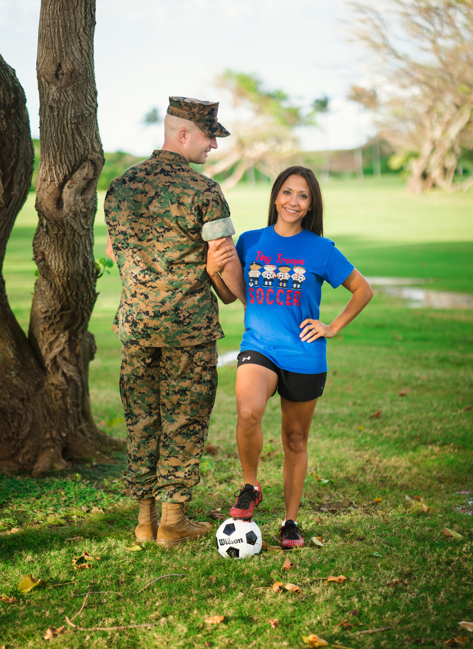 Tiny Troops Soccer forges connections for military kids