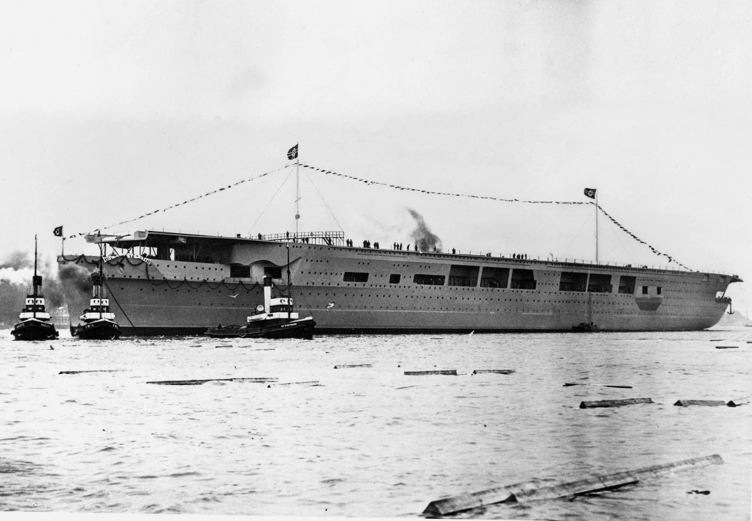 Nazi Germany's one aircraft carrier was target practice for the Soviets