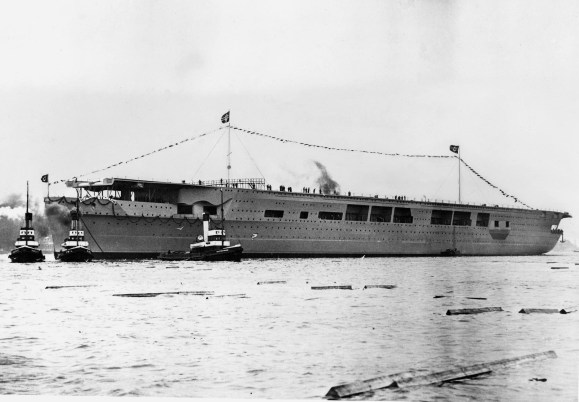 Nazi Germany's one aircraft carrier was target practice for the Soviets