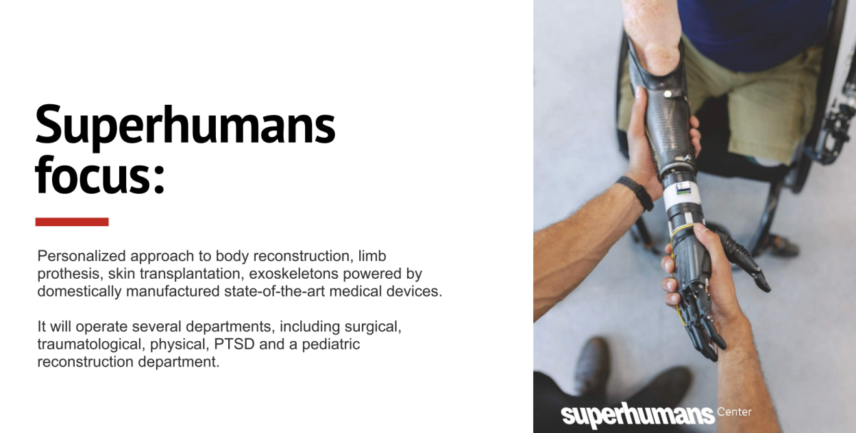 Two wounded Ukrainian soldiers just received bionic robot arms