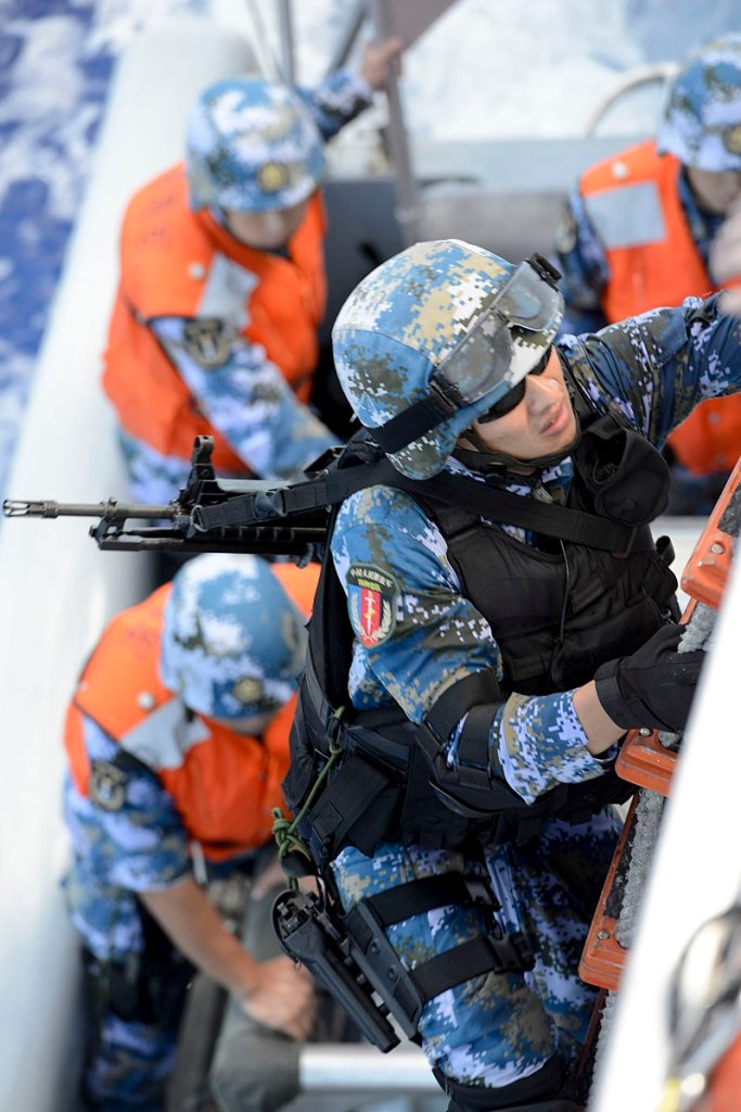 Why the Chinese military uses ridiculously blue uniforms