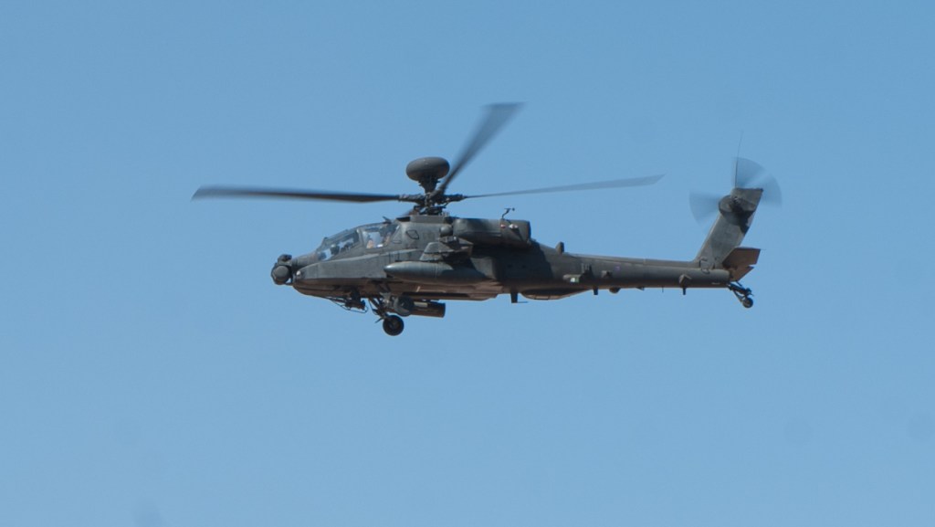Royal Marines used Apaches as troop transports during a rescue mission