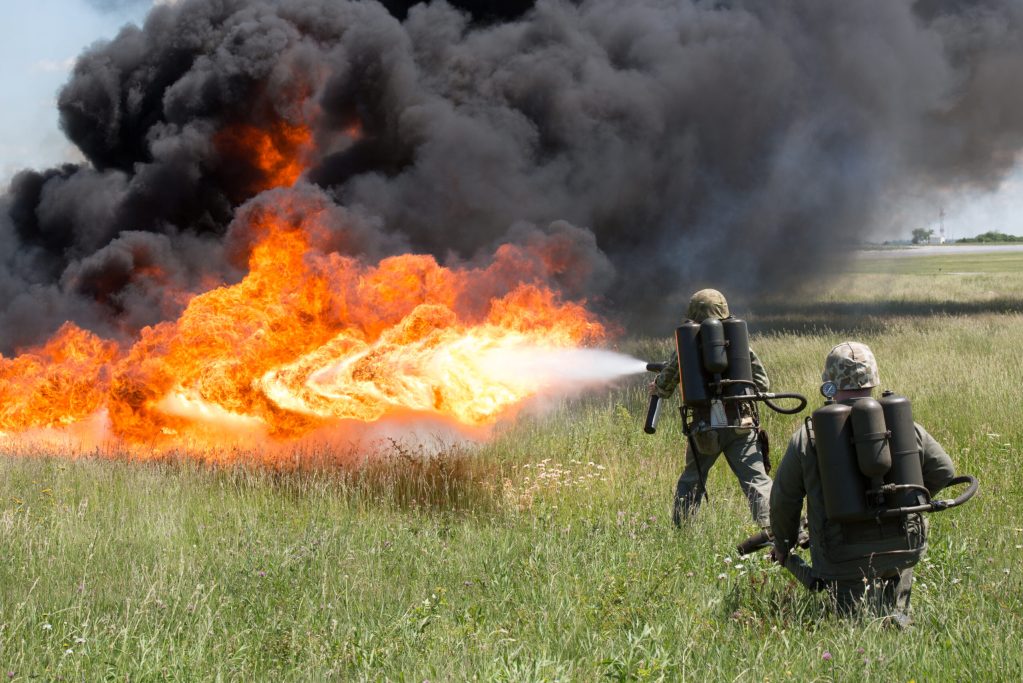 Gone in a flash: The evolution of flamethrowers