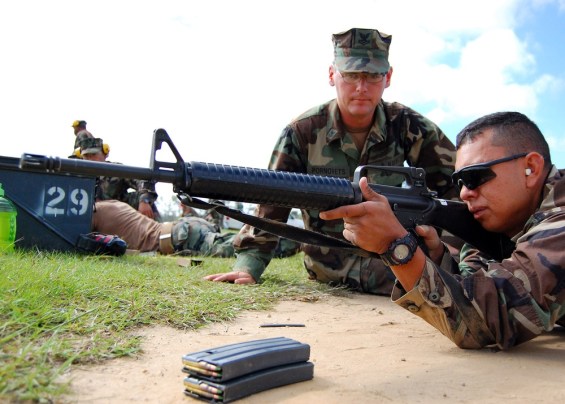 3 improvements from the M16A1 to the M16A2