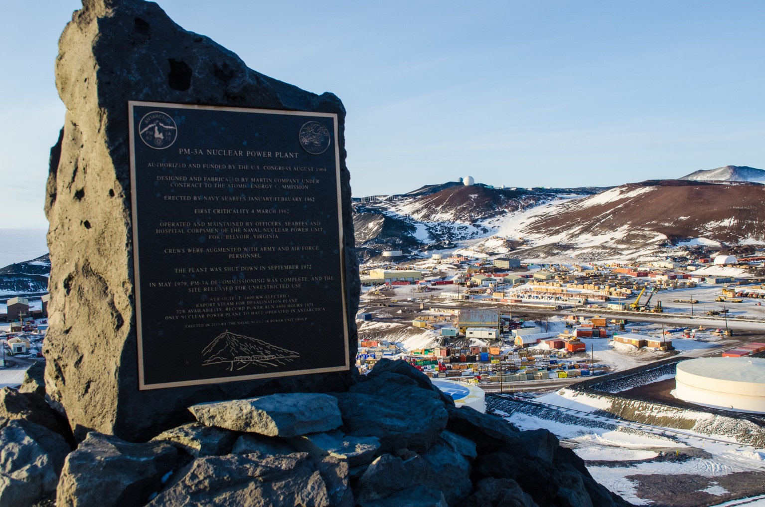 Navy Seabees built a nuclear power plant on Antarctica