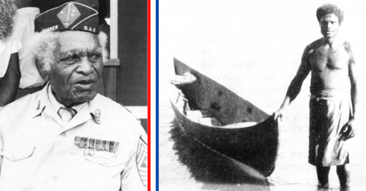 He survived a bayoneting by chewing through ropes at Guadalcanal