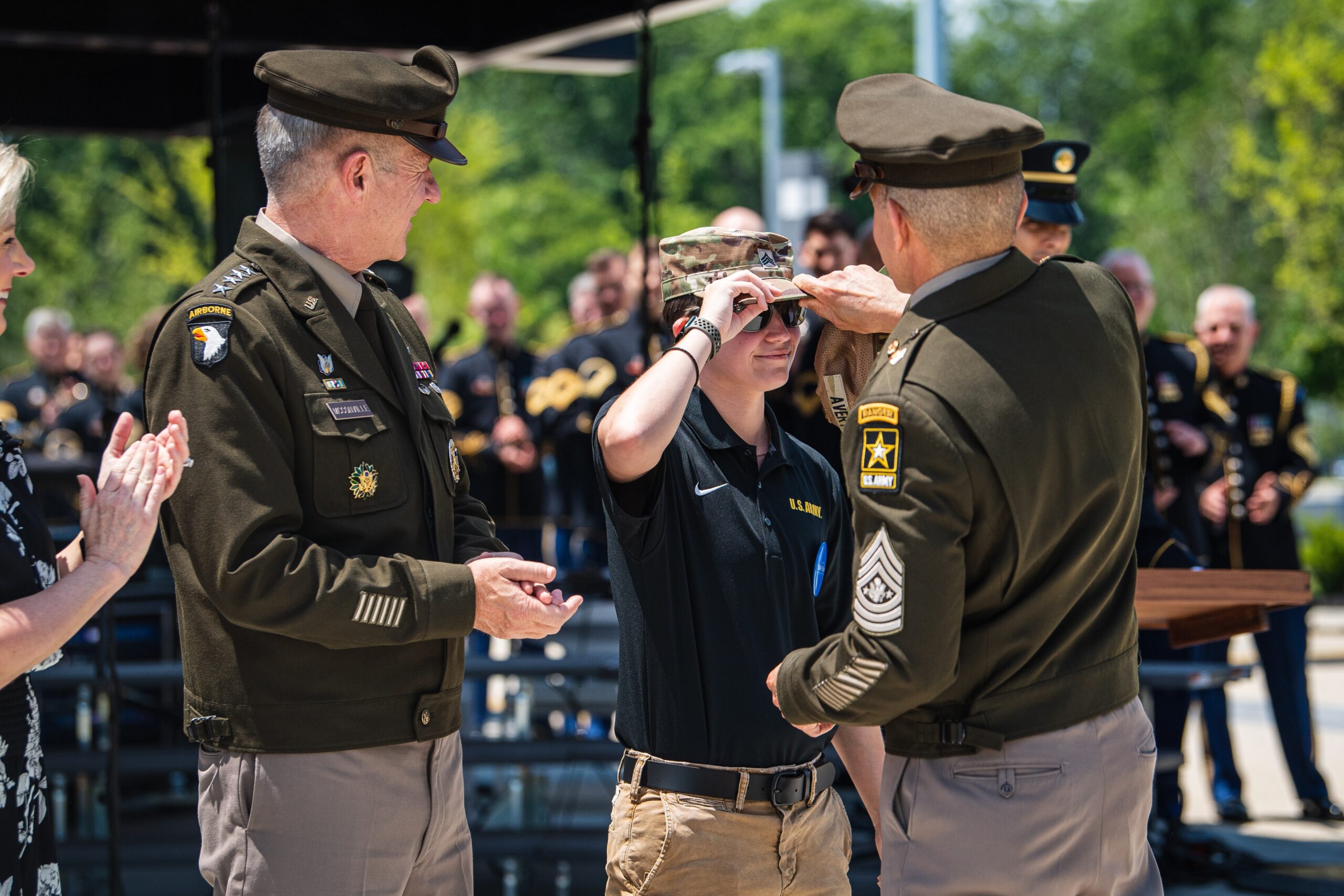 A Make-A-Wish recipient became a Soldier for the Army's birthday