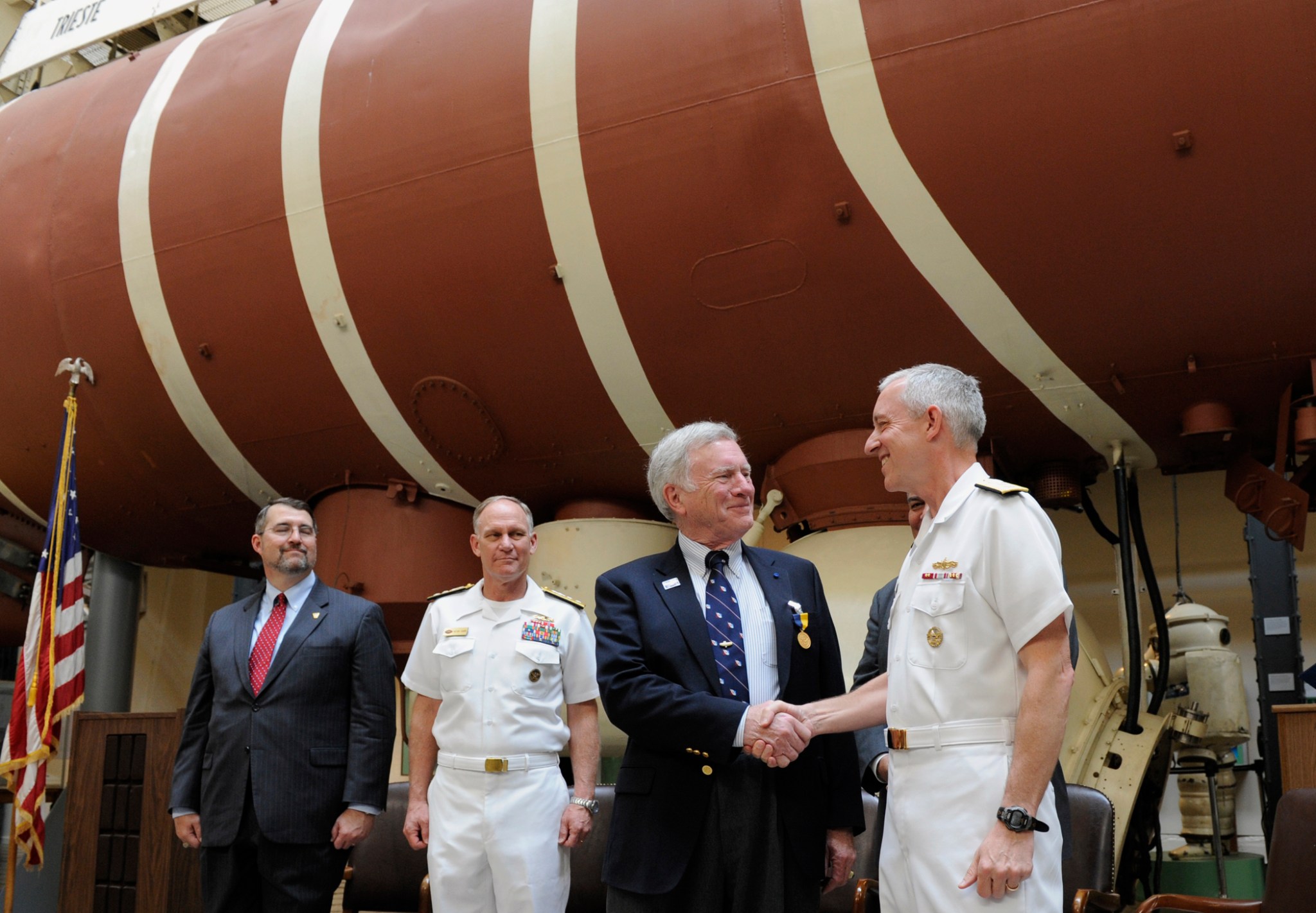 A Navy captain holds the record for the deepest ocean dive