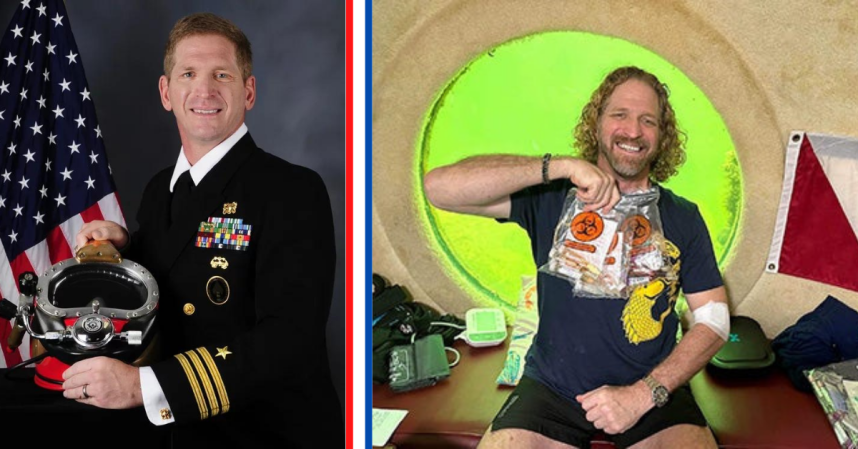 A Navy diver lived a record-breaking 100 days underwater