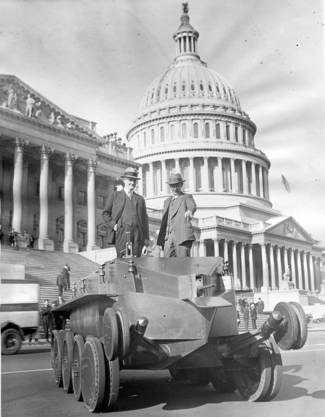 This tank reached a speed of 104 mph