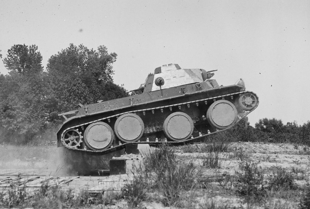 This tank reached a speed of 104 mph