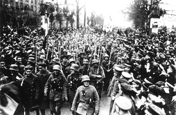 The last Germans to surrender in World War I