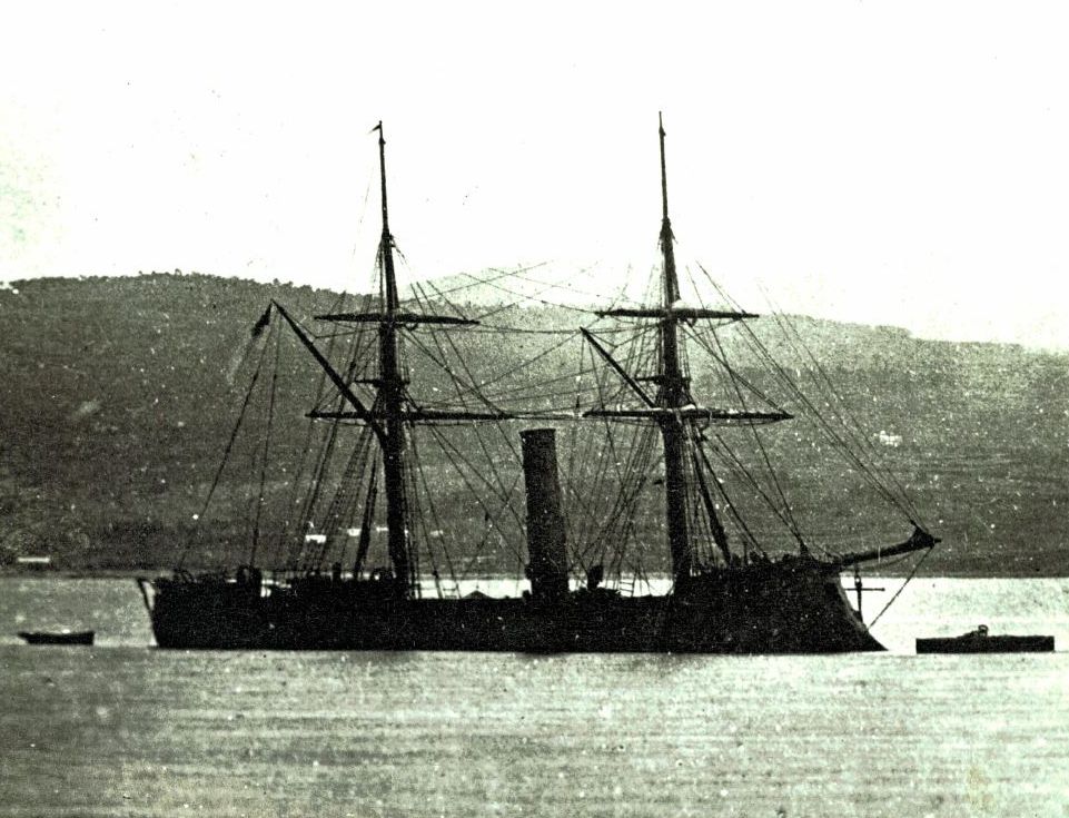 The Confederacy’s last ironclad warship was Japan’s first